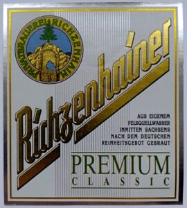 Drink Label: Richzenhainer Premium (Privatbrauerei Richzenhain, Germany, Federal RepublicCol:DE ...