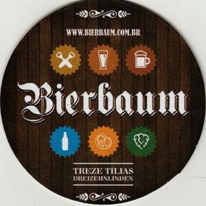 Beer Coaster: Bierbaum (Cervejaria Bierbaum, BrazilCol:BR-001265