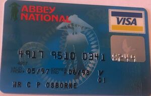 Bank Card: Abbey National (Abbey National, United Kingdom of Great ...