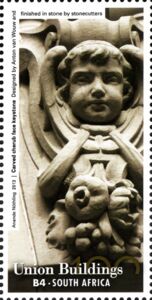 Stamp: Carved Cherub Face Keystone (South Africa(Union Building ...