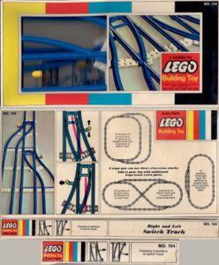 Lego Set: Switch Track (Samsonite(Train) Leg:154-2