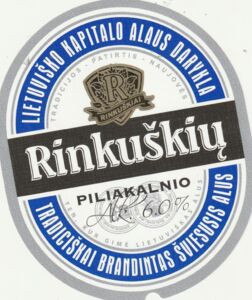 Drink Label: Rinkuskiu piliakalnio (Brewery Rinkuskiai, LithuaniaCol:LT ...