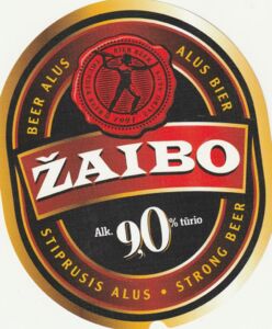 Drink Label: Zaibo (Brewery Rinkuskiai, LithuaniaCol:LT-BEER-000480