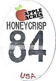 Fruit Sticker: Apple Acres Honeycrisp 84 (United States of AmericaCol ...