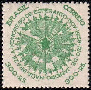 Stamp: 9th Brazilian Congress of Esperanto - Rio de Janeiro (Brazil ...