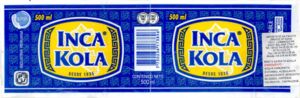 Drink Label: Inca Kola (Coca-Cola Peru, PeruCol:PE-SODA-000101