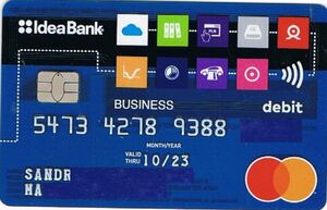 Bank Card: Idea Bank Business (Idea Bank, PolandCol:PL-MC-0152.05