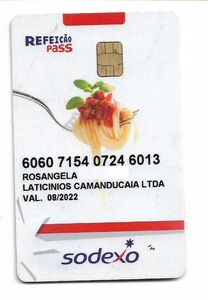 Bank Card: Sodexo (Sodexo, BrazilCol:BR-GM-0090