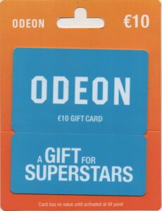 Gift Card: Odeon €10 (Odeon, Ireland(Logo) Col:IE-Odeon-002-010