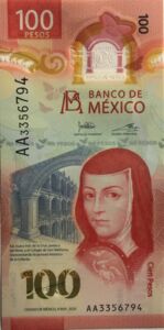 Banknote: 100 Pesos (Mexico(2017-2022 "Historical Identity and Natural ...