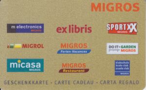 Geschenkkarte: Cash Card 1 (Migros, Schweiz(Cash Card) Col:CH-MIG-0260a ...