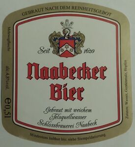 Drink Label: Naabecker Bier (Schloßbrauerei Naabeck, Germany, Federal ...