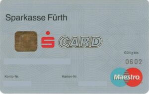 Bank Card: Sparkasse Furth MS (Sparkasse Furth, Germany, Federal ...