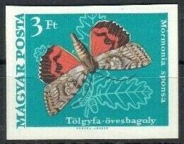 Stamp: Dark Crimson Underwing (Mormonia sponsa) (Hungary(Butterflies ...