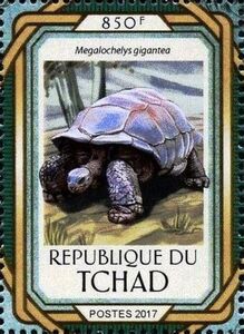 Stamp: Aldabra Giant Tortoise (Megalochelys gigantea) (see Descript ...