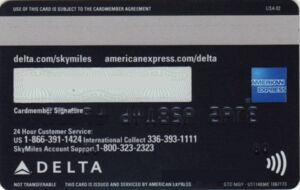 Bank Card: Delta SkyMiles (American Express, United States of ...