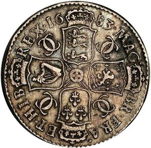Coin: ½ Crowns (Charles II) (United Kingdom of Great Britain & Northern ...