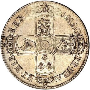 Coin: ½ Crowns (James II) (United Kingdom of Great Britain & Northern ...