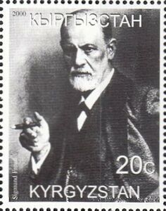 Stamp: Legends of the 20th Century - Sigmund Freud (Kyrgyzstan: Illegal ...