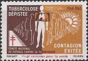 Stamp: Tuberculosis Charity. Diagnosis (France: Cinderella Stamps ...