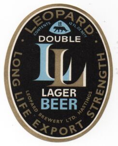 Drink Label: Double Lager Beer (Leopard brewery, New ZealandCol:NZ-BEER ...