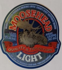 Drink Label: Moosehead Light (Moosehead Breweries Ltd, CanadaCol:CA ...