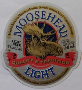 Drink Label: Moosehead Light (Moosehead Breweries Ltd, CanadaCol:CA ...