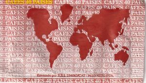 Sugar Packet: mapa mundi - world map - Cafes 40 paises (Spain(Brands ...