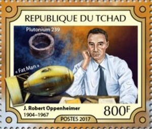 Stamp: Robert Oppenheimer (Chad(Robert Oppenheimer, 50th Death ...