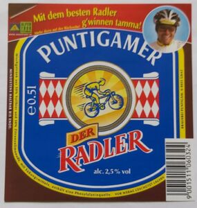 Drink Label: Puntgamer Der Radler (Brauerei Puntigam, AustriaCol:AT ...