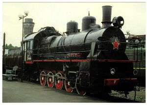 Tarjeta Postal: Fright steam locomotive series Esh №4444, 1924 (Rusia ...