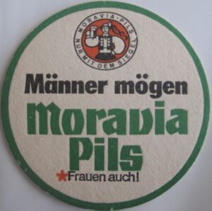 Sous-bock de bière: Moravia Pils (Kronen-Brauhaus zu Lüneburg ...
