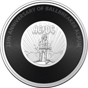 Монеты: 20 Cents (AC⚡DC - 1995 Album Ballbreaker) (Австралия(2018~Today ...