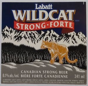 Drink Label: Wildcap Strong.Forte (Labatt Brewing Co., CanadaCol:CA ...