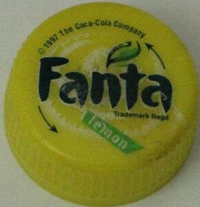 Bottle Cap: Fanta Lemon (Coca-Cola Company Israel Ltd., IsraelCol:SO-IL ...