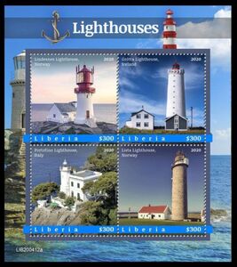 Stamp: Lighthouses (Liberia(Lighthouses (2020:2)) Sn:LR 3505,Yt:LR 6527 ...