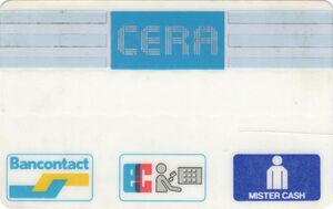 Bank Card: CERA ec 91 (CERA, BelgiumCol:BE-GM-0049