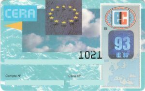 Bank Card: CERA ec 93 (CERA, BelgiumCol:BE-GM-0015.02