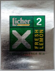 Drink Label: Licher x2 Fresh Lemon (Licher Privatbrauerei Ihring ...