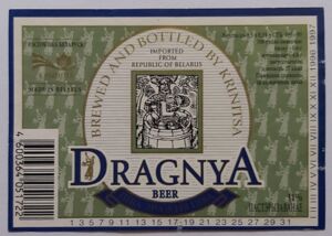 Drink Label: Dragnya Beer (Krynica Brewery, BelarusCol:BY-BEER-002337