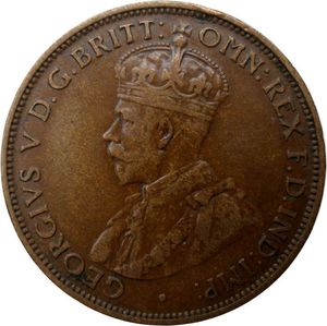 Coin: 1/24 Shillings ("1/2 Penny") (Jersey(1910~1936 - George V) Col:JE ...