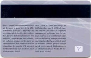 Transport Ticket: Mobib 2 (STIB - MIVB, Belgium) (Subscription cards ...