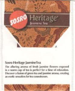 Tea Bag: Jasmine Tea, Heritage (Sosro, Indonesia(Heritage) Col:TB-ID-0027