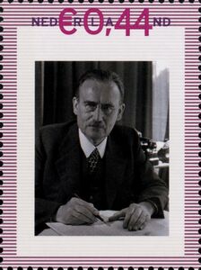 Stamp: Willem Drees (Netherlands: Personalized stamps(The Canon of the ...