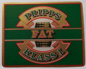 Drink Label: FAT Pripps Klass I (Pripps Bryggerier, SwedenCol:SE-BEER ...