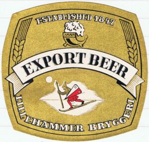 Drink Label: Export beer (Lillehammer bryggeri, NorwayCol:NO-BEER-000333