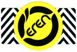 Fruit Sticker: Eren - yellow & black (Türkiye (Turkey)Col:TR-FR-00355