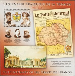 Briefmarke: Treaty of Trianon Centenary (Rumänien) (100th Anniversary ...