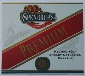 Drink Label: Premium II Spendrups (Spendrups Bryggreri, SwedenCol:SE ...