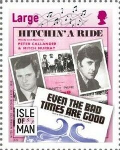 Stamp: Hitchin' A Ride (Isle of Man(Mitch Murray, Musician (2020)) Mi ...